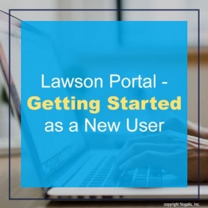 Lawson Portal - Getting Starting as a New User