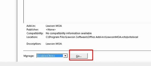 Lawson Add-ins is Not Working, Here’s What to Check For