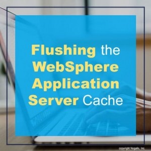 Flushing the WebSphere Application Server Cache